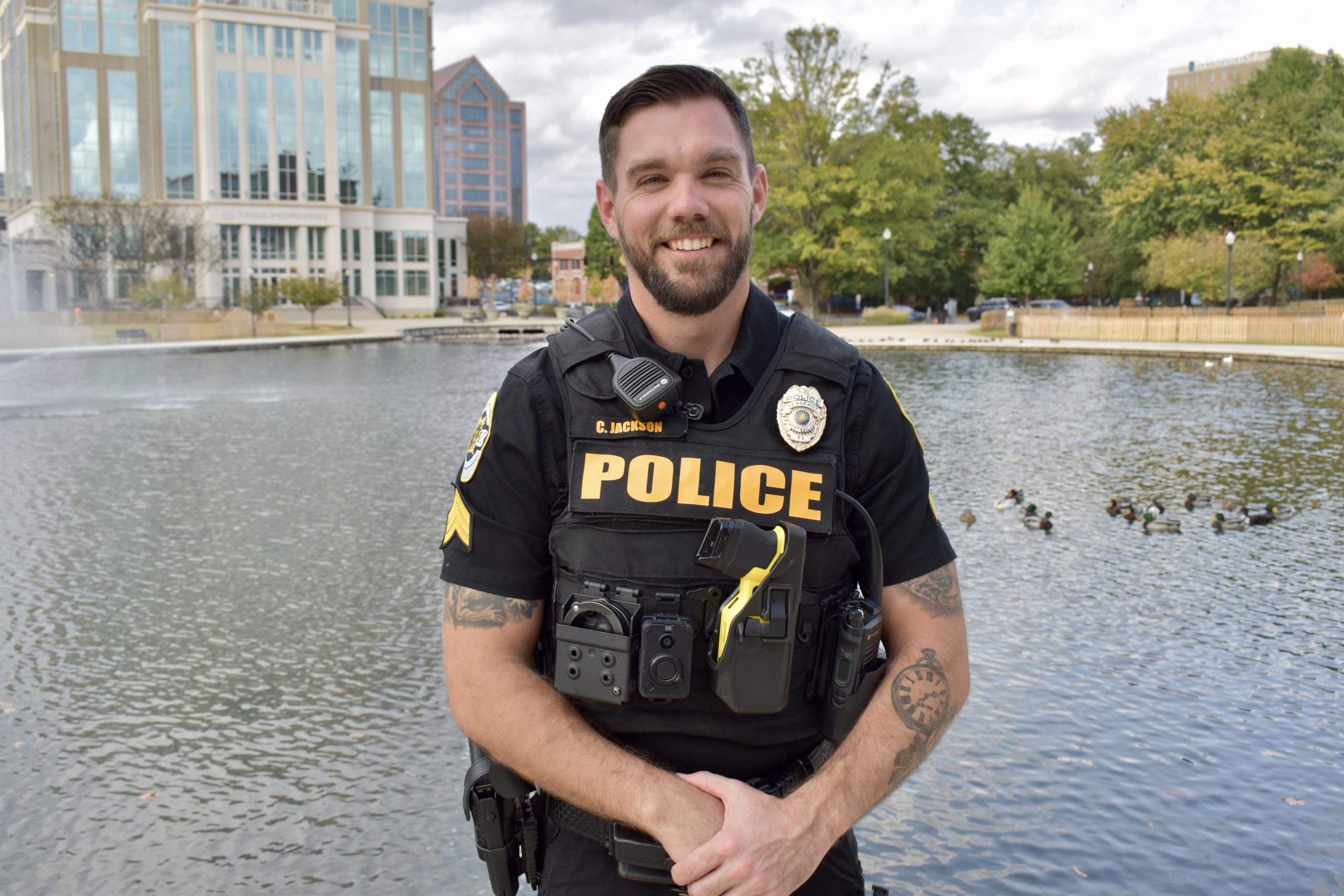 New HPD PIO Sgt. Chris Jackson reflects on his law enforcement journey ...